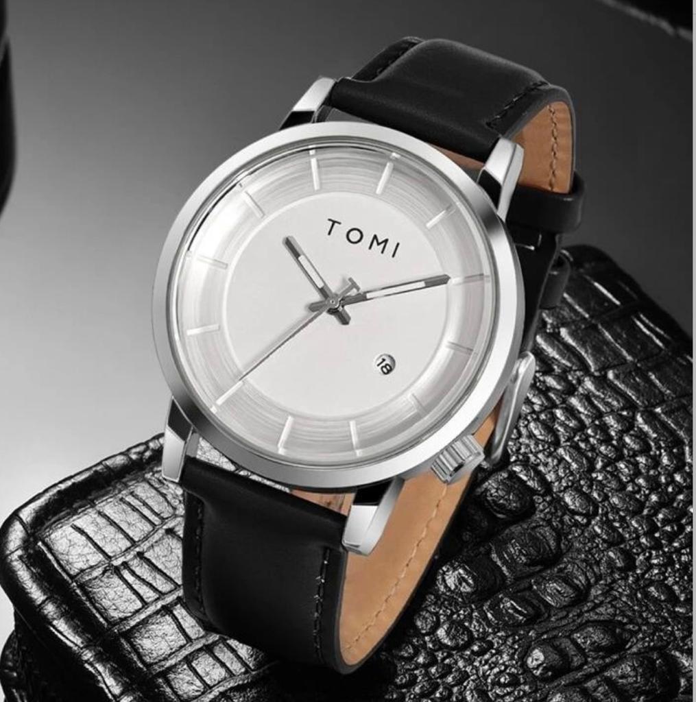 TOMI - Gentleman Edition - Premium Leather Strap – www.Gharri.pk